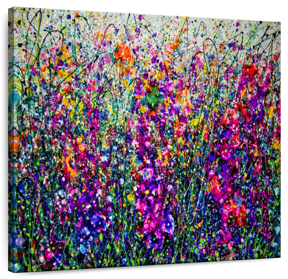 Wade Logan® Hollyhock Fantasy Pollock Inspired Avery | Wayfair