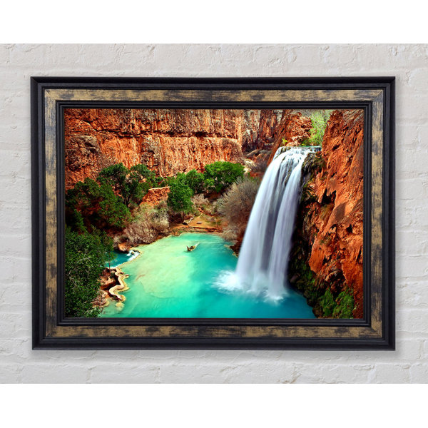 Bright Star Arizona Waterfalls - Single Picture Frame Print | Wayfair.co.uk