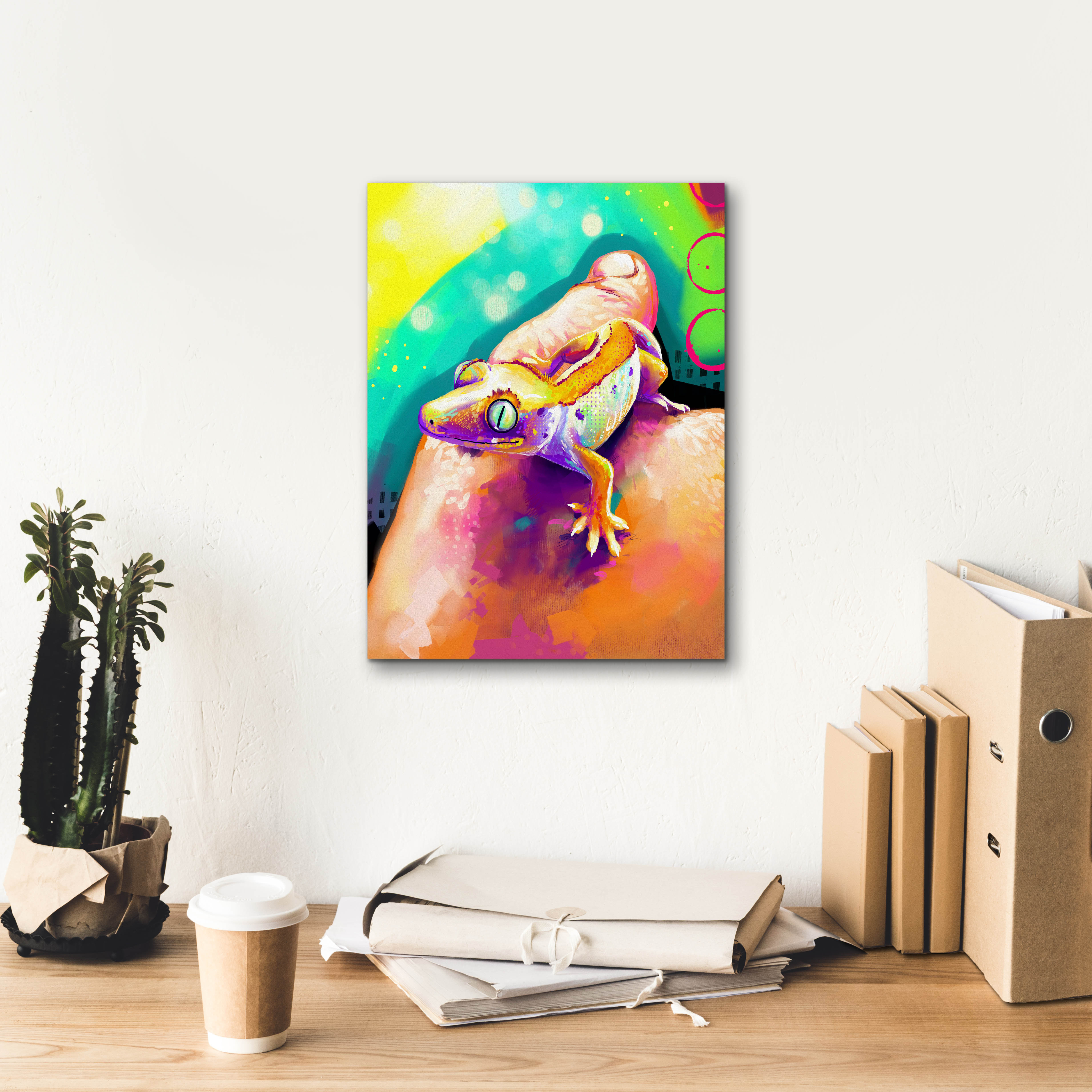 Dakota Fields Epic Graffiti 'Pop Art Lizard' by Furbaby Affiliates ...