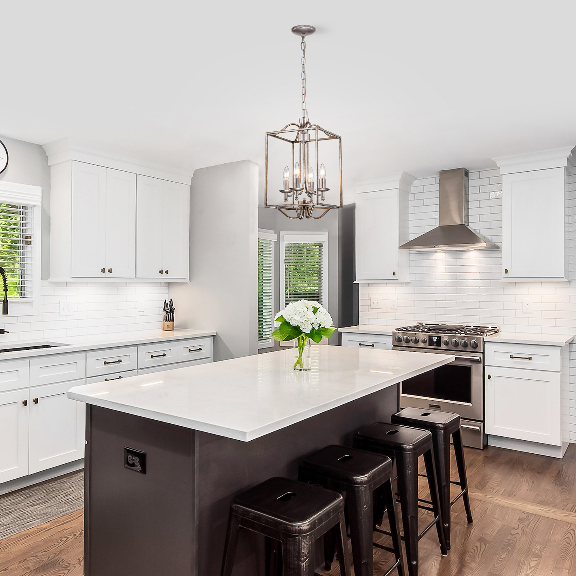 Alcott Hill® Plunkett 4 - Light Chandelier | Wayfair