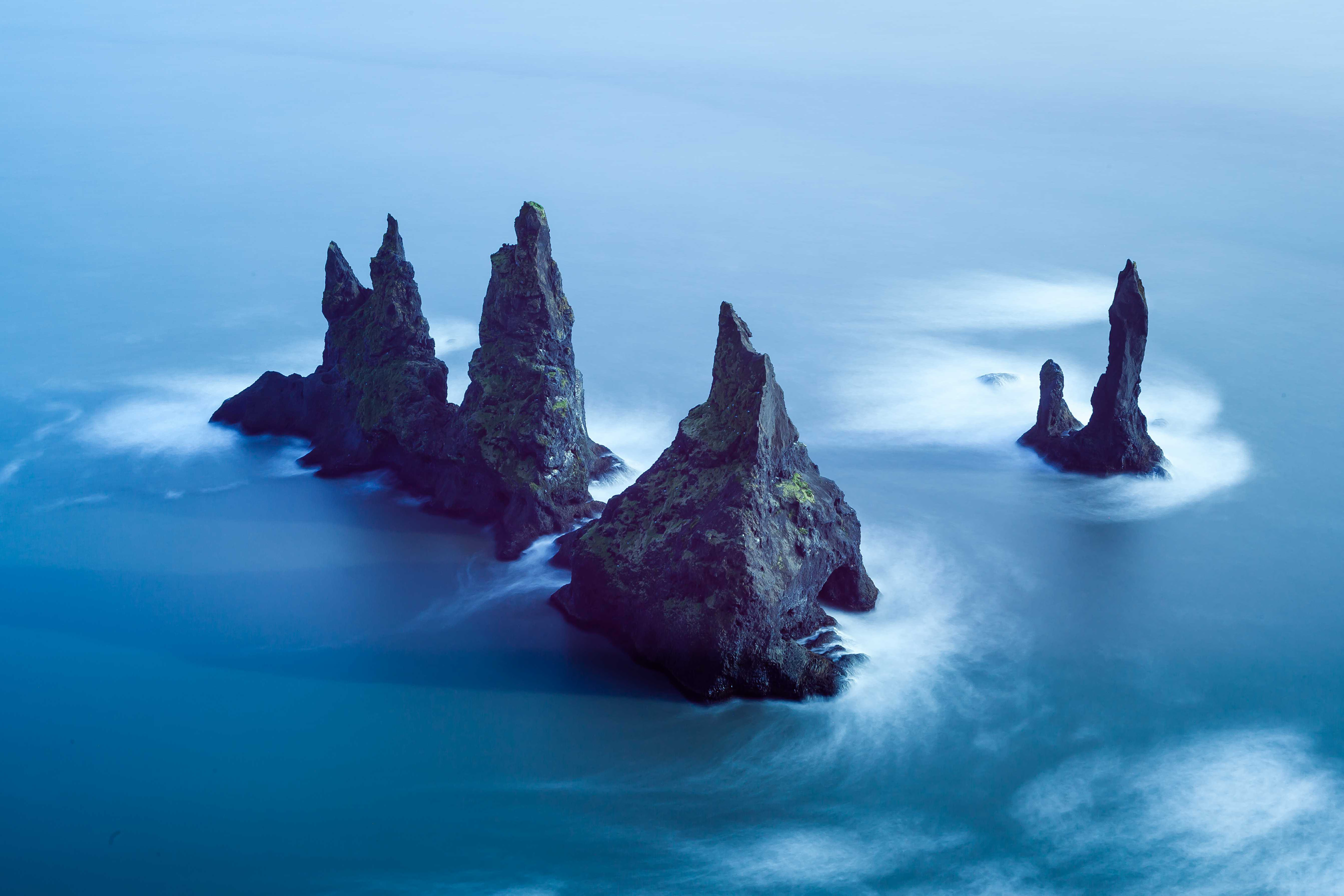 Highland Dunes Reynisdrangar Cliffs by Tomasrebro - Wrapped Canvas ...