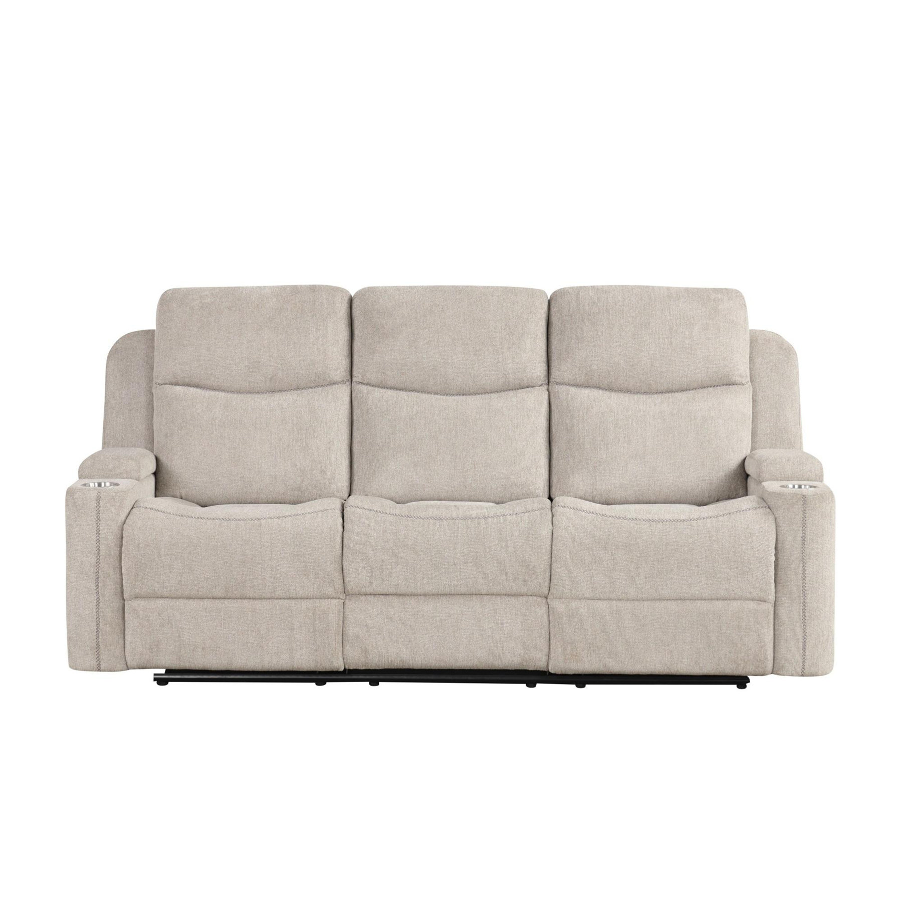 Hokku Designs Galya Light Grey Chenille Motion Sofa - Wayfair Canada