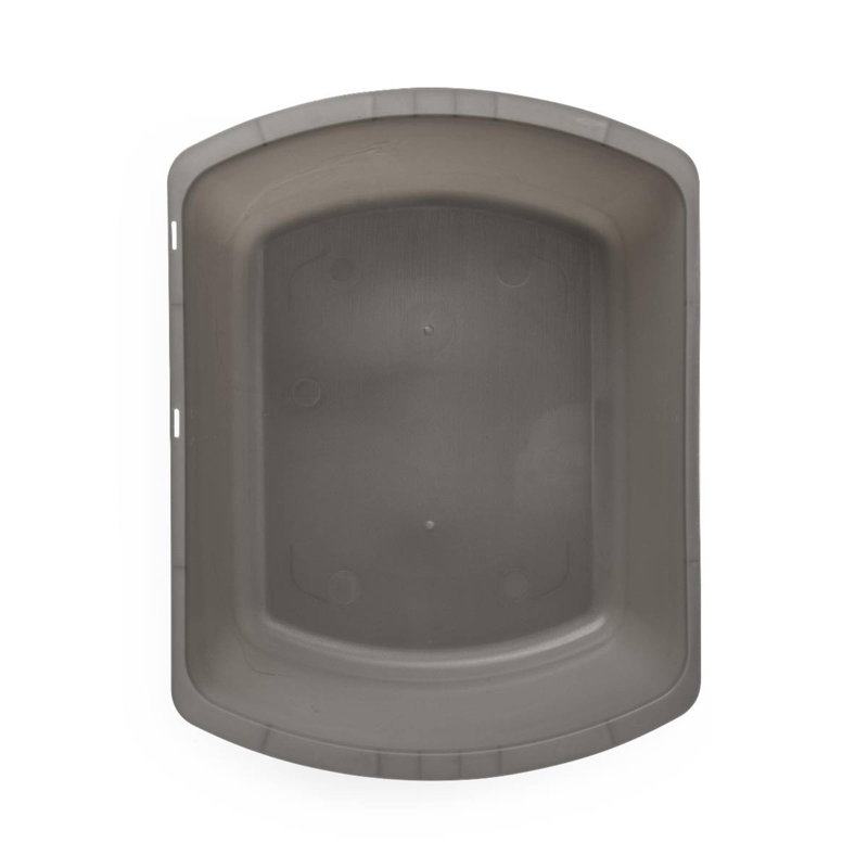 Medline Rectangular Washbasin, 6 Qt., Graphite | Wayfair