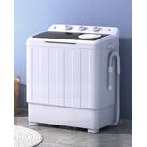 Auertech Portable Washer & Dryer Combo in White & Reviews | Wayfair