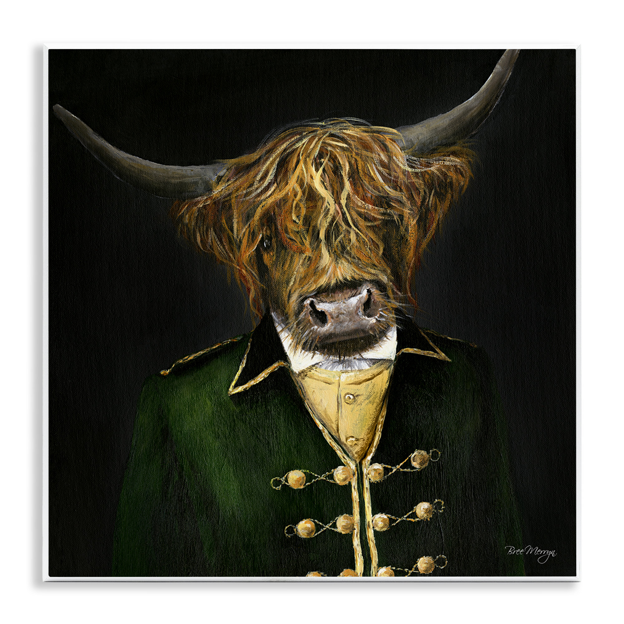 Ebern Designs Colonial Coat Cattle Wall Plaque Art by Bree Merryn | Wayfair
