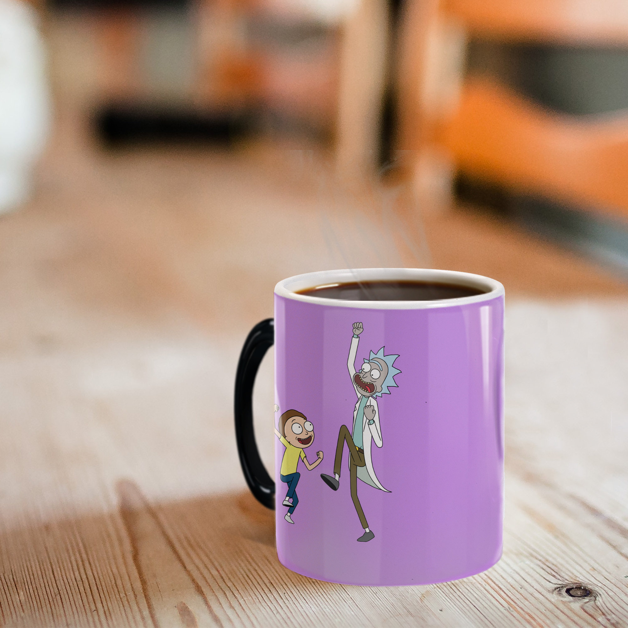Morphing Mugs Rick And Morty (Rick And Morty) Morphing Mugs® Heat-Sensitive Mug | Wayfair