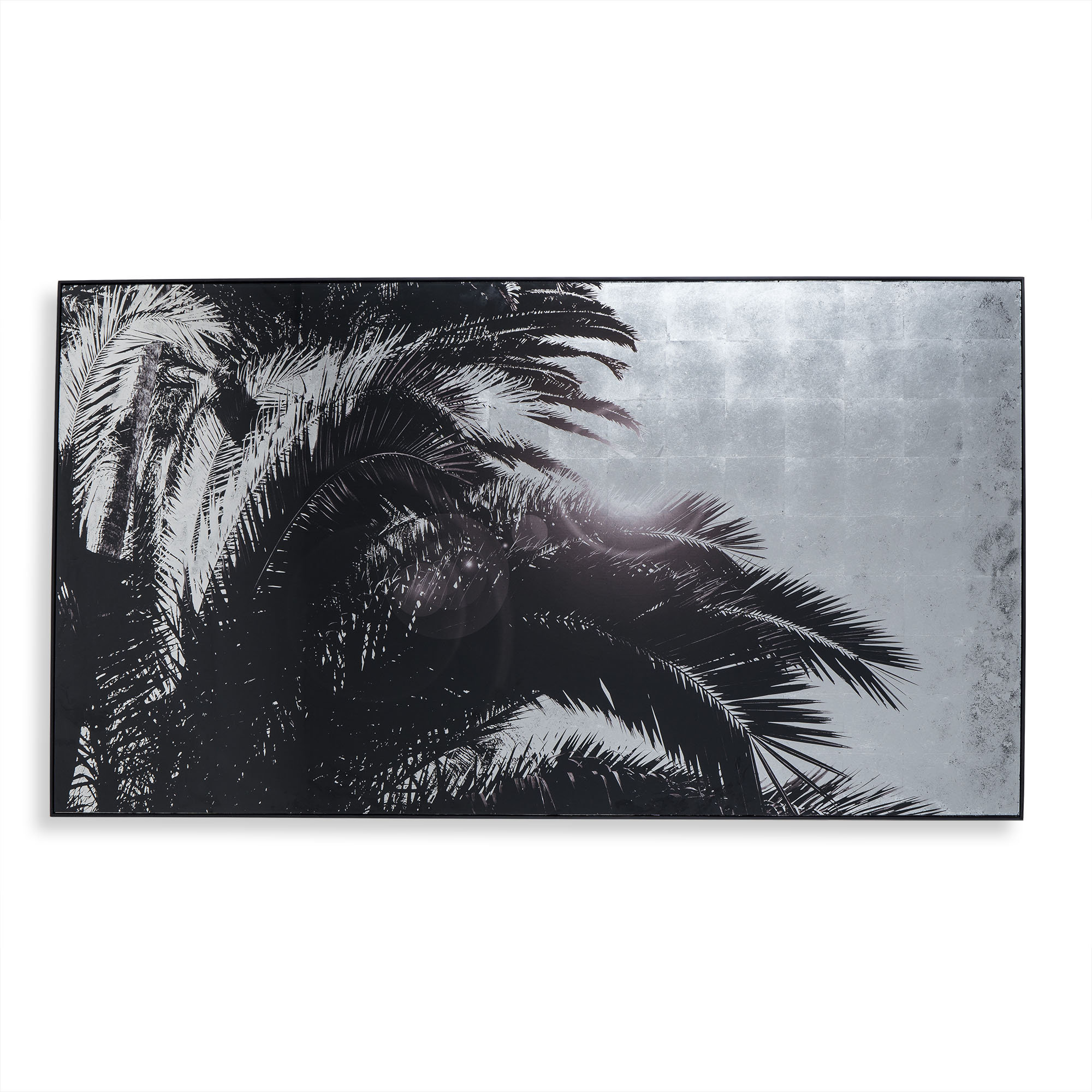 Sonder Living Kelly Hoppen 'Sliver Leaf Palm Tree A' Framed Graphic Art ...