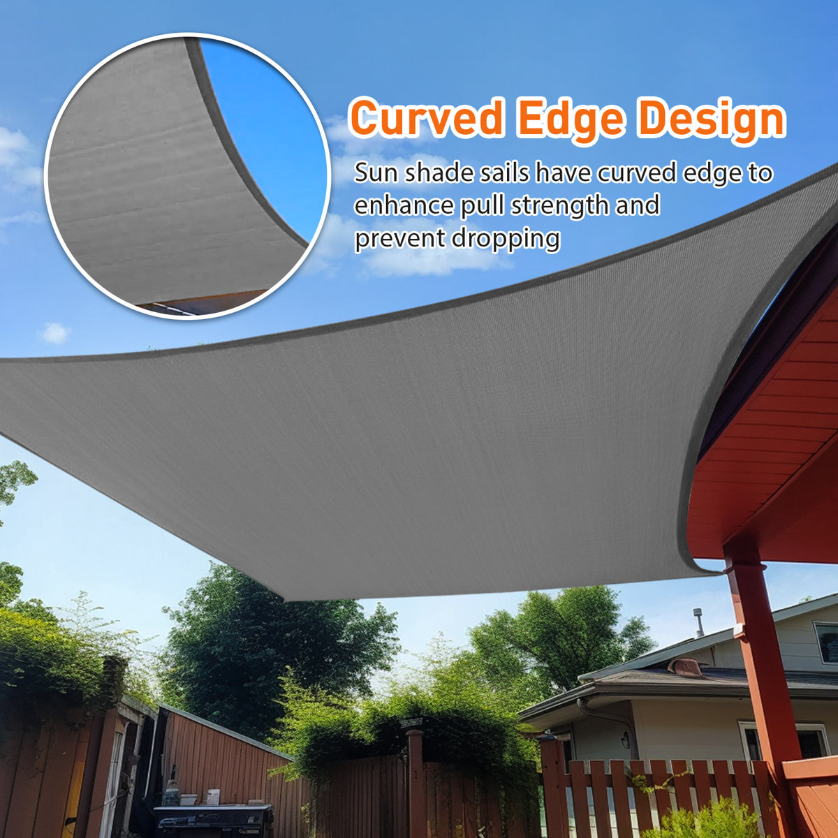 Artpuch 20'X20' Customize Square Sun Shade Sail | Wayfair
