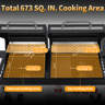 Nice Cooker 3 Burner Gas & Charcoal Combo Grill With Side Burner ...