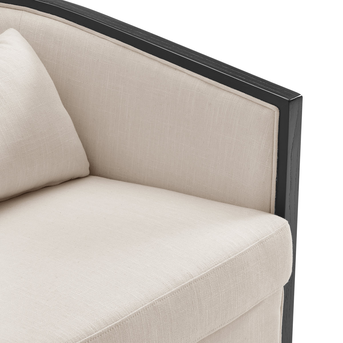 Bay Isle Home™ Chorlette Fabric Swivel Accent Arm Chair W/ Rattan | Wayfair