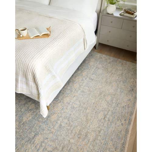 Angela Rose x Loloi Blake Sky / Beige Area Rug & Reviews | Wayfair