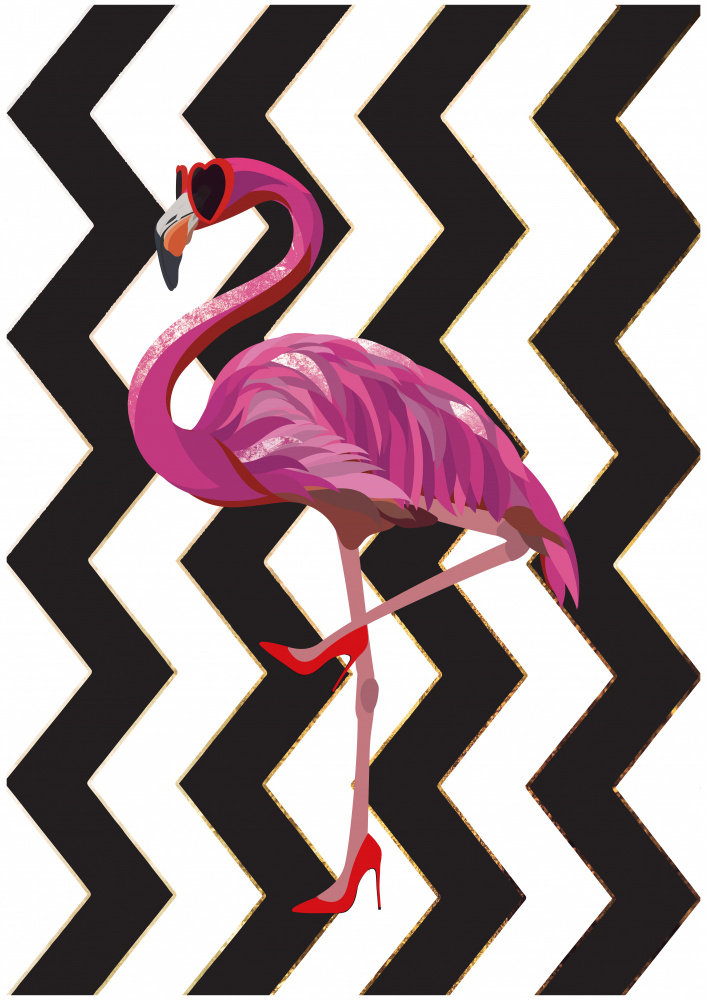 Happy Larry Flamingo heels Zigzag | Wayfair.co.uk