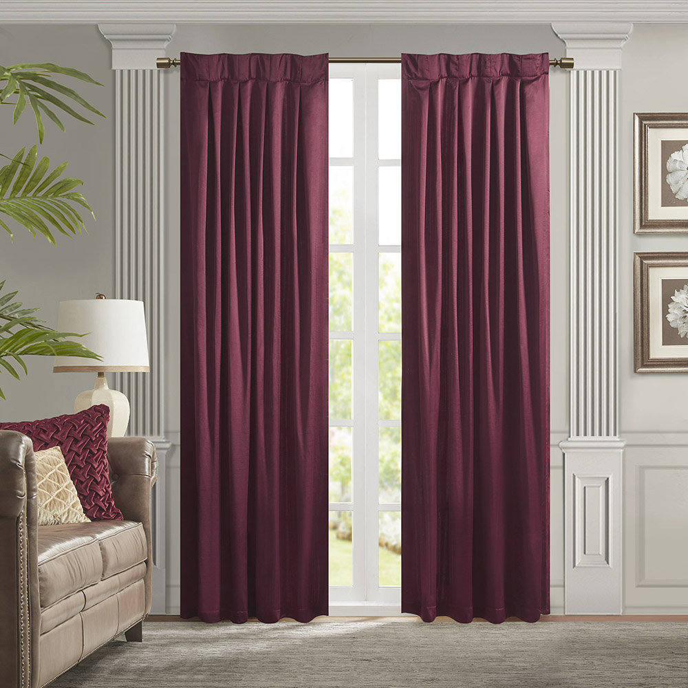 Everly Quinn Kayston Polyester Single Curtain Panel Panel | Wayfair