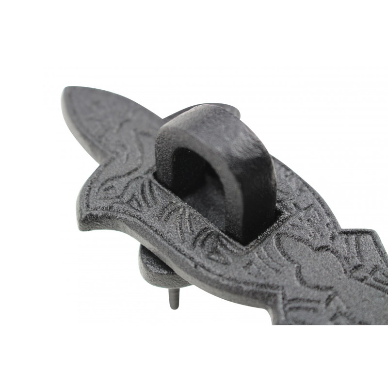 The Renovators Supply Inc. Black Iron Hasp Lock Rust Resistant Safety ...