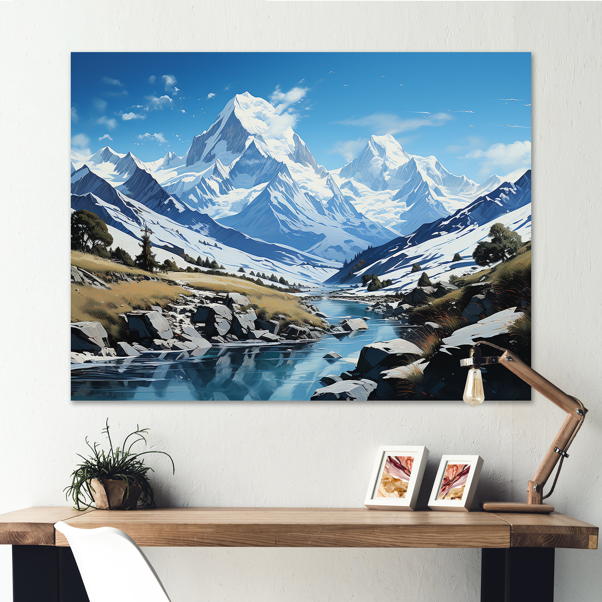 Millwood Pines French Pyrenees Mountain Peaks I - France Canvas Wall ...