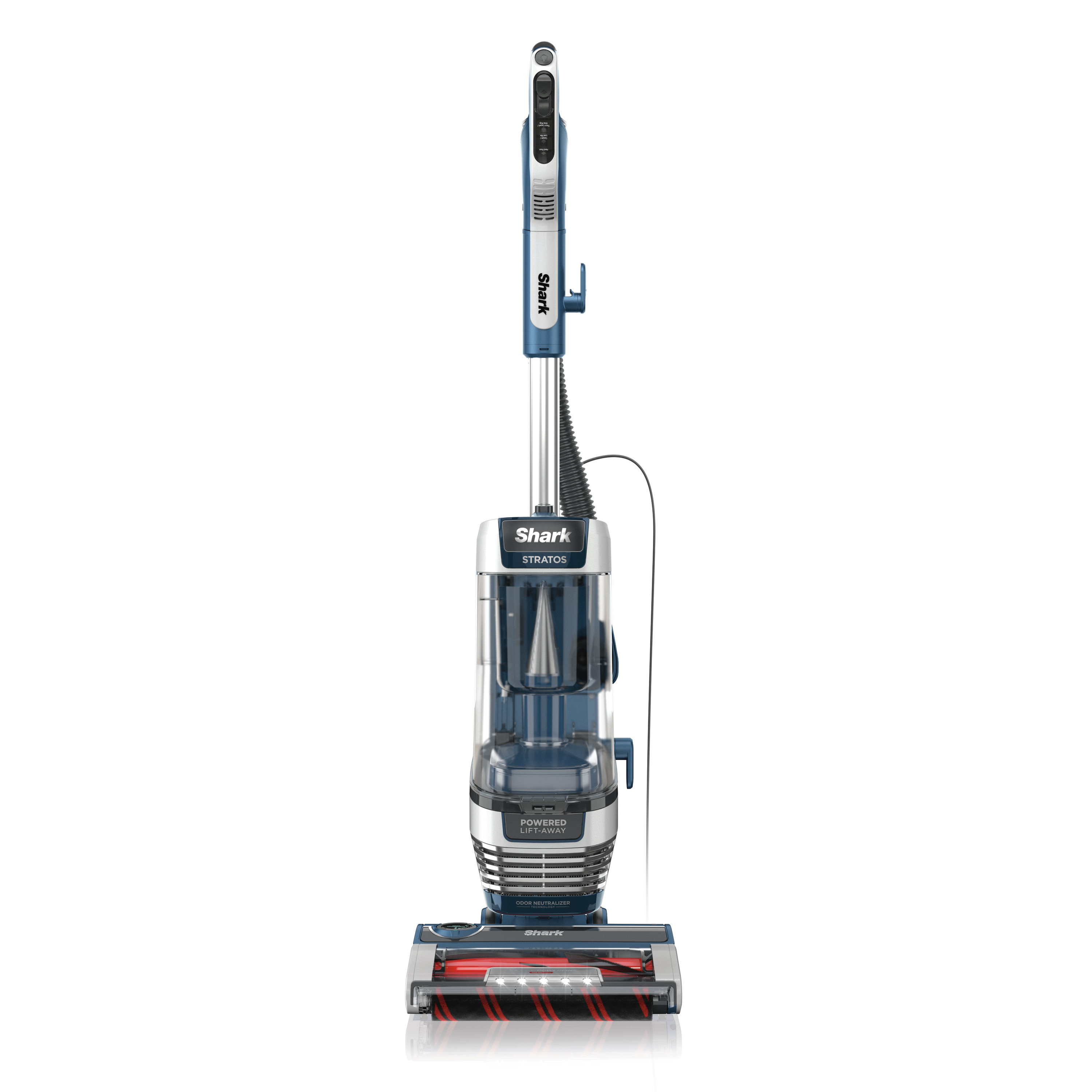 Shark Stratos Upright Vacuum with DuoClean PowerFins, HairPro, Powered ...