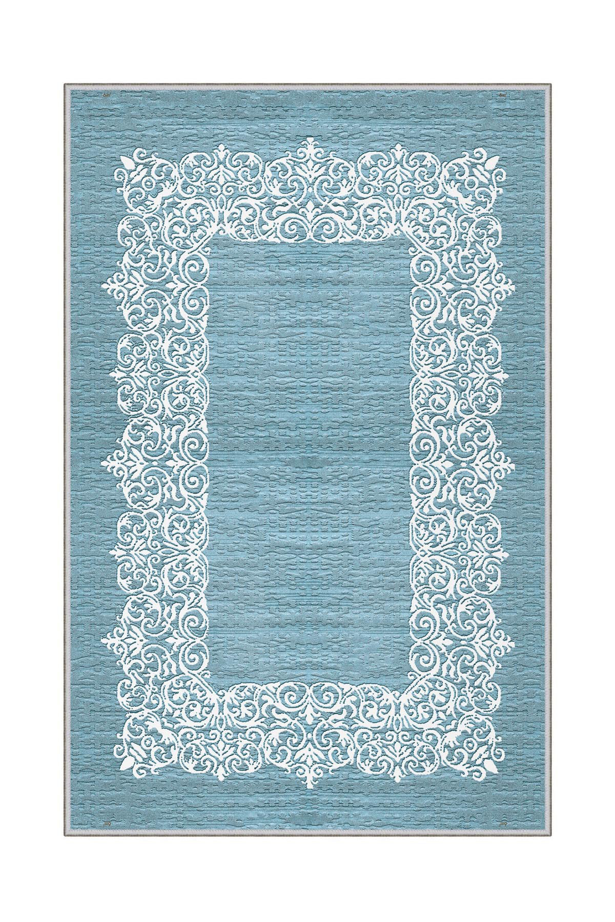 East Urban Home Berggren Damask Machine Made Power Loom Polyester Area ...