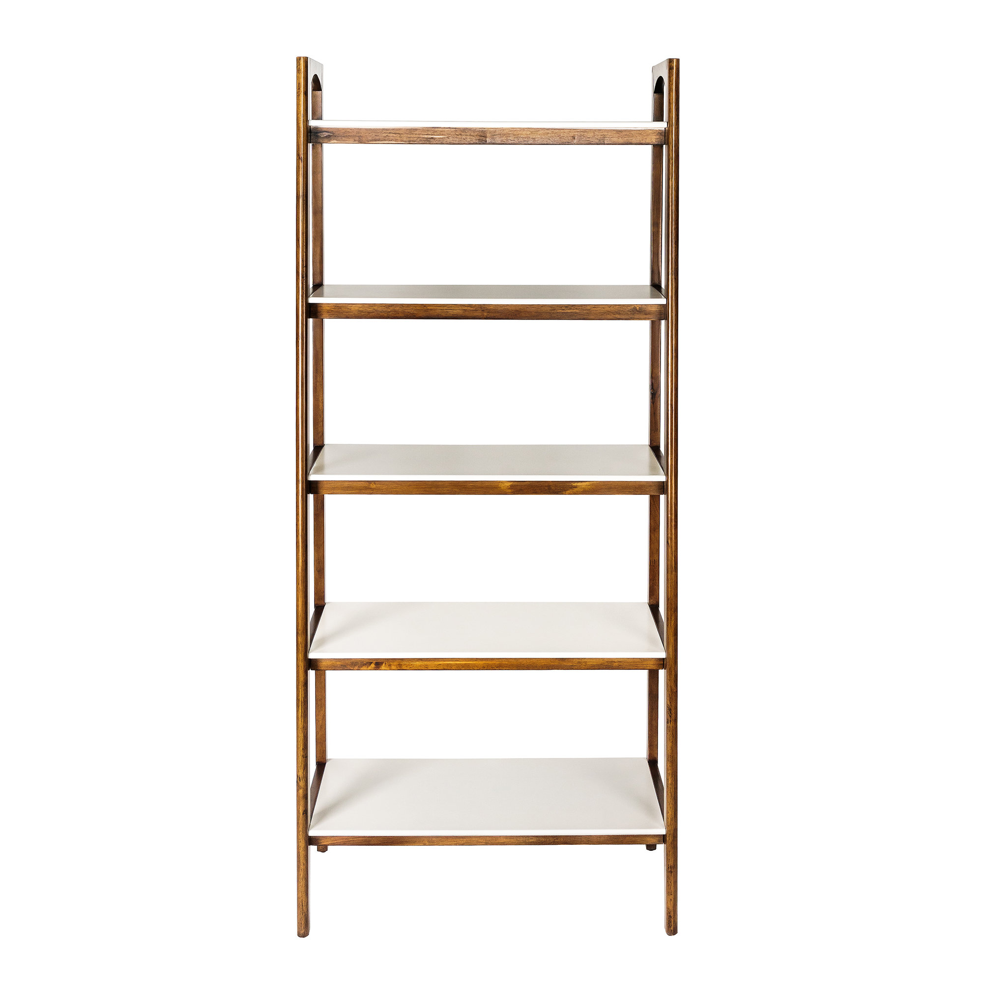 Madison Park Parker Shelf Bookcase Off White Natural