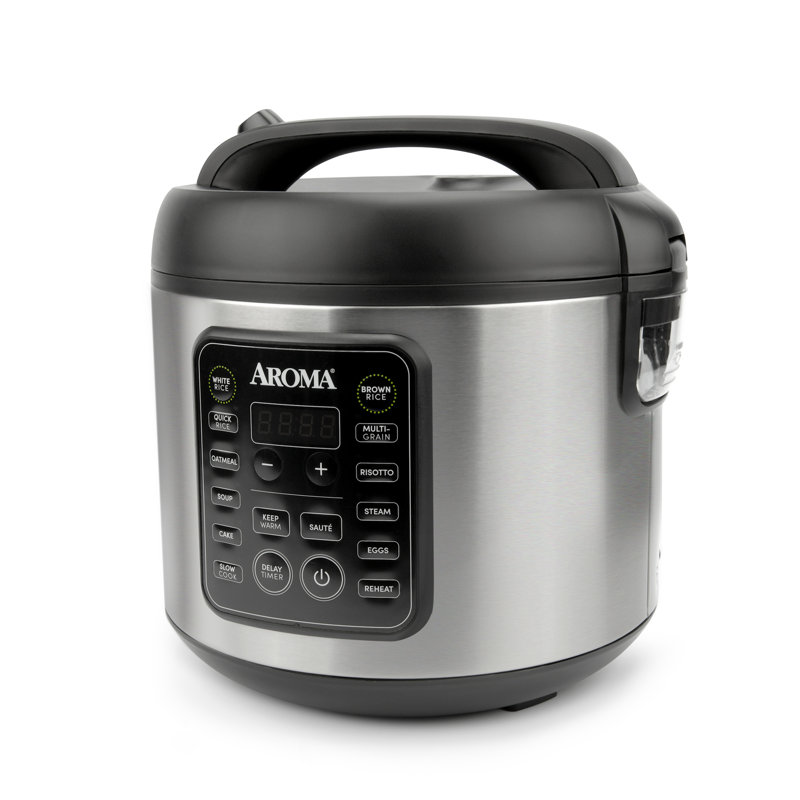 Aroma 10-Cup (Uncooked) / 20-Cup (Cooked), 5Qt, Digital Rice & Grain ...
