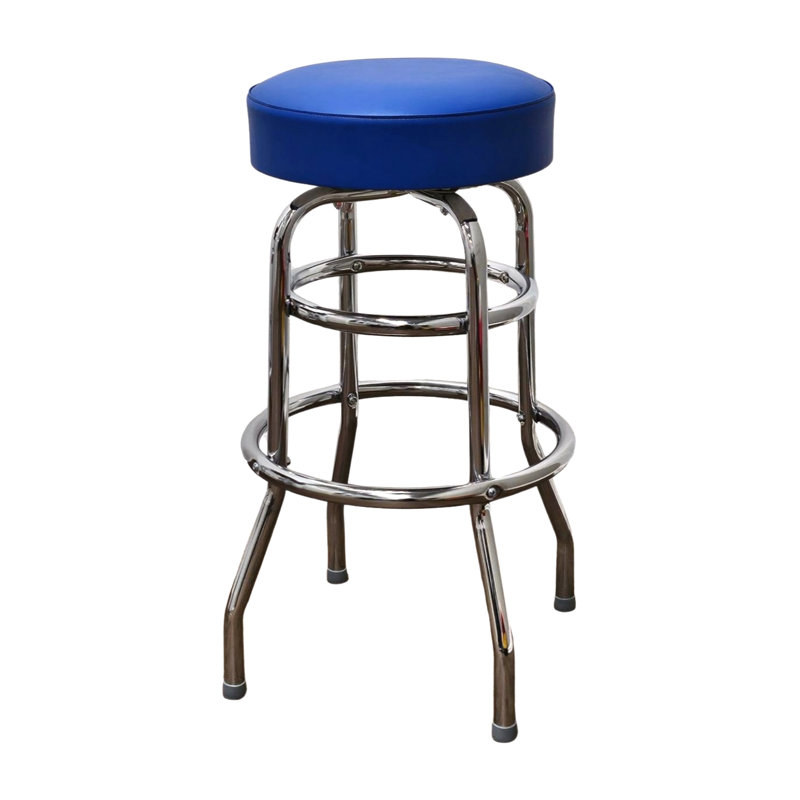 Richardson Seating Retro Home Double Ring Swivel 30" Bar Stool ...