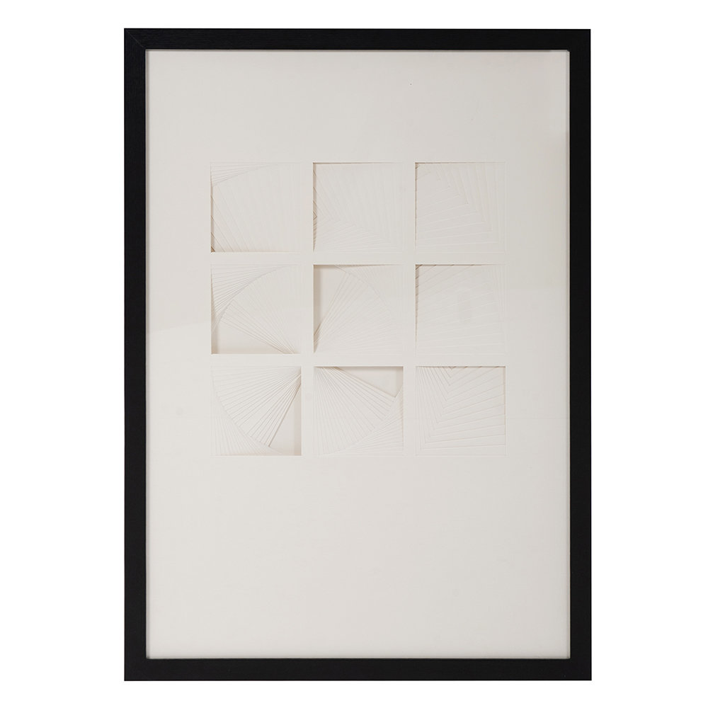 AllModern Dimensional Paper Squares - Shadowbox Graphic Art & Reviews ...