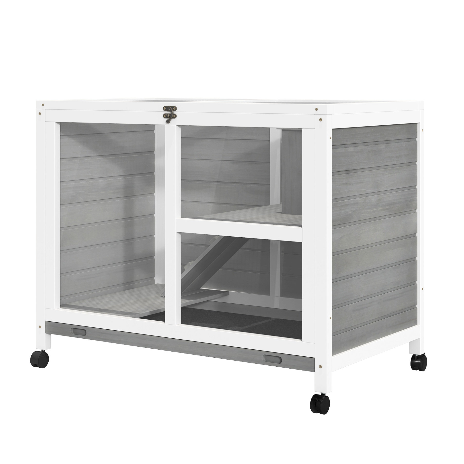 Corrigan Studio Indoor Rabbit - Desk & Side Table Sized, Grey ...