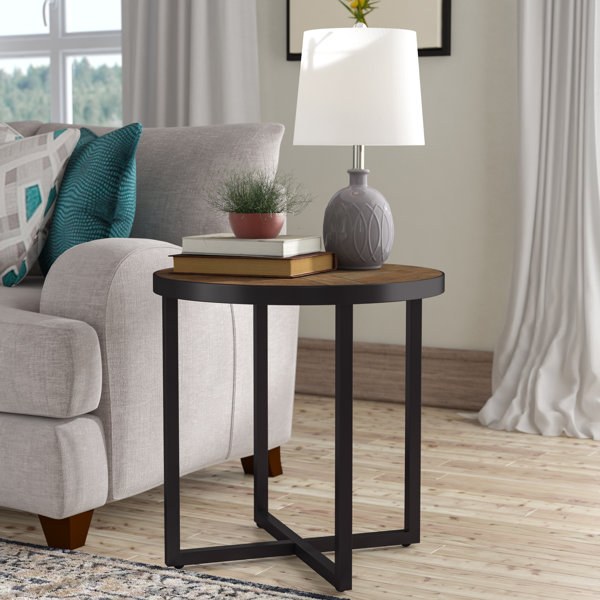 Three Posts™ Dillwyn Solid Wood Top End Table & Reviews | Wayfair