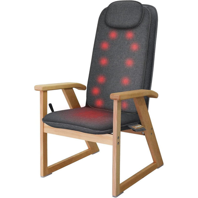 Symple Stuff Portable Folding Back Massager Chair with Heat,3D/4D ...