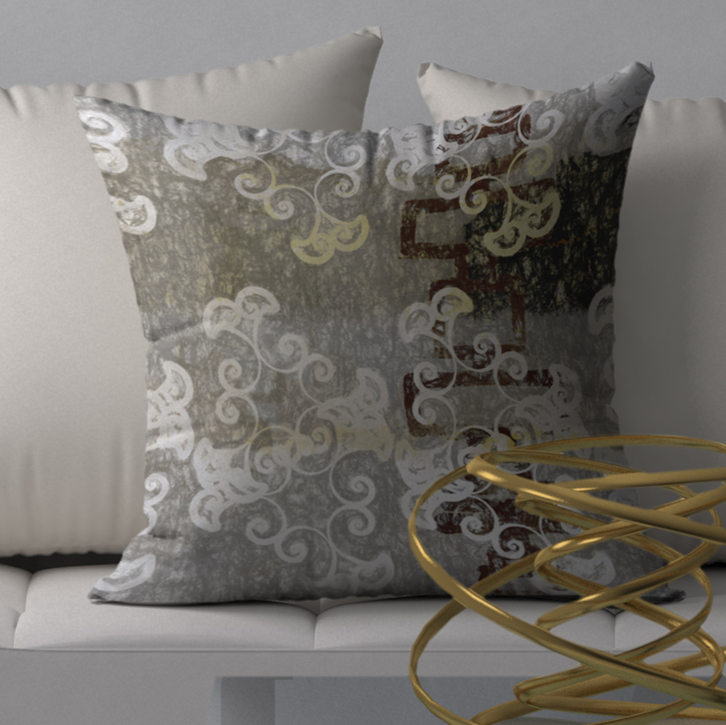LeRoi Products Prime Multi Modern Contemporary Decorative Throw Pillow ...