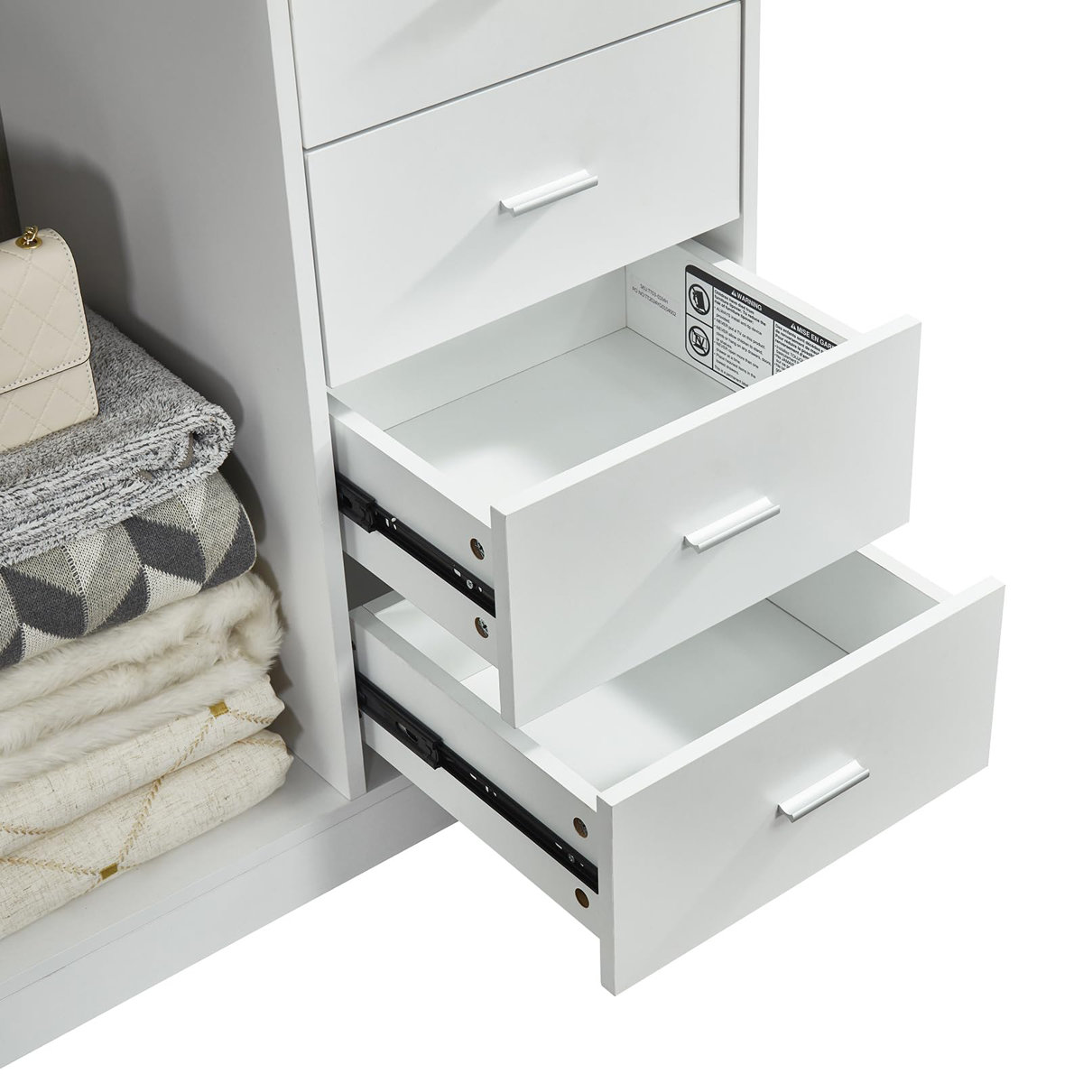 Latitude Run® Built in Closet Organizer Systems: Walk-in Closet ...
