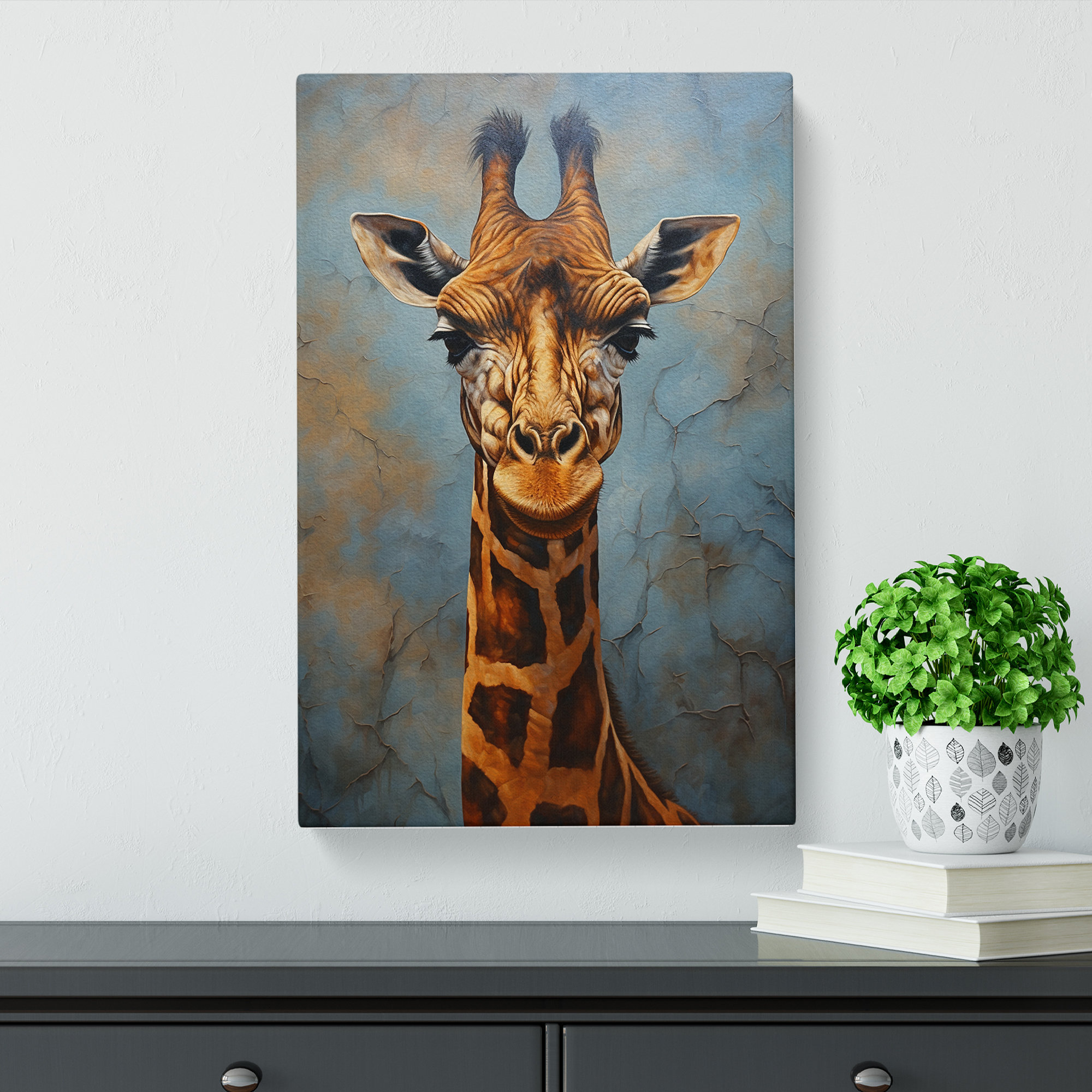 Latitude Vive Giraffe Hard Edge - Print | Wayfair.co.uk