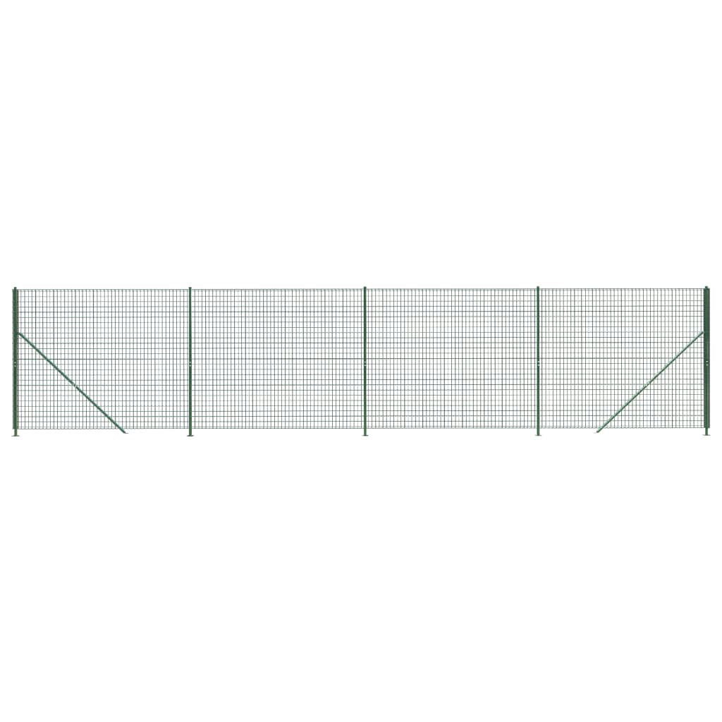 Vidaxl Chain Link Fence With Spike Anchors Silver | Wayfair