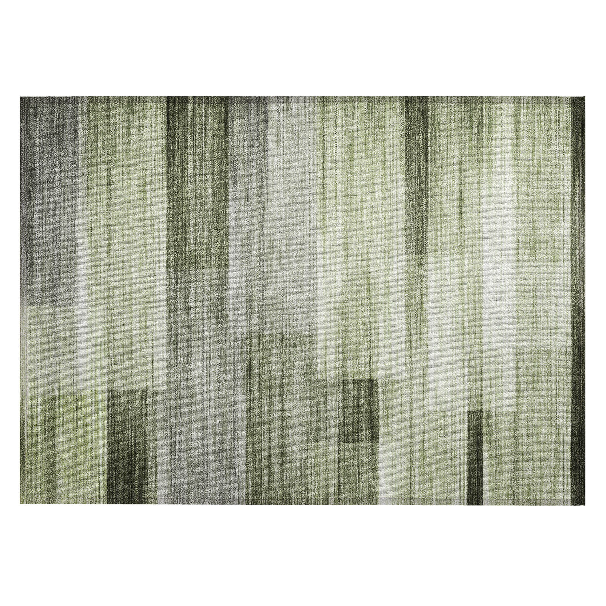 Addison Rugs Machine Washable Indoor/Outdoor Chantille Green Rug | Wayfair