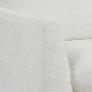 Lifestyle Solutions Vestin 35.5'' Sherpa Fabric Accent Chair & Reviews ...