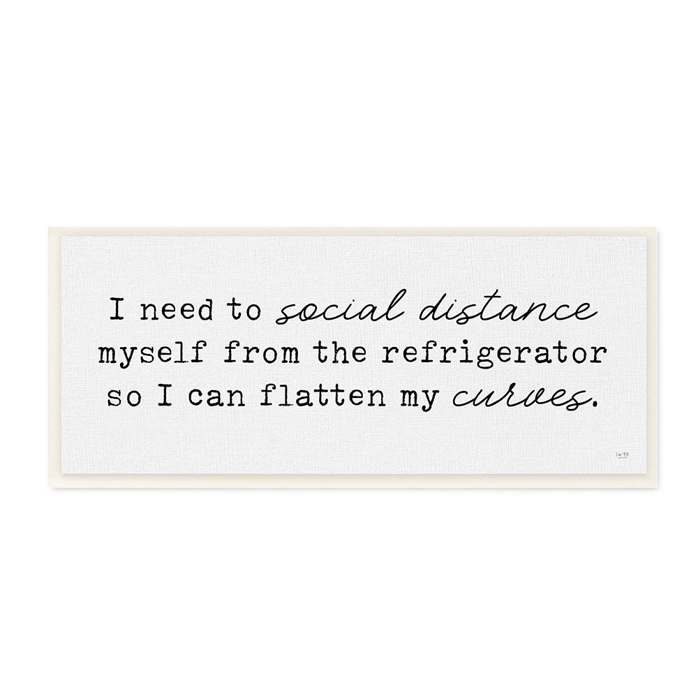 Trinx Social Distance from Refrigerator Funny Kitchen Humor - Graphic ...