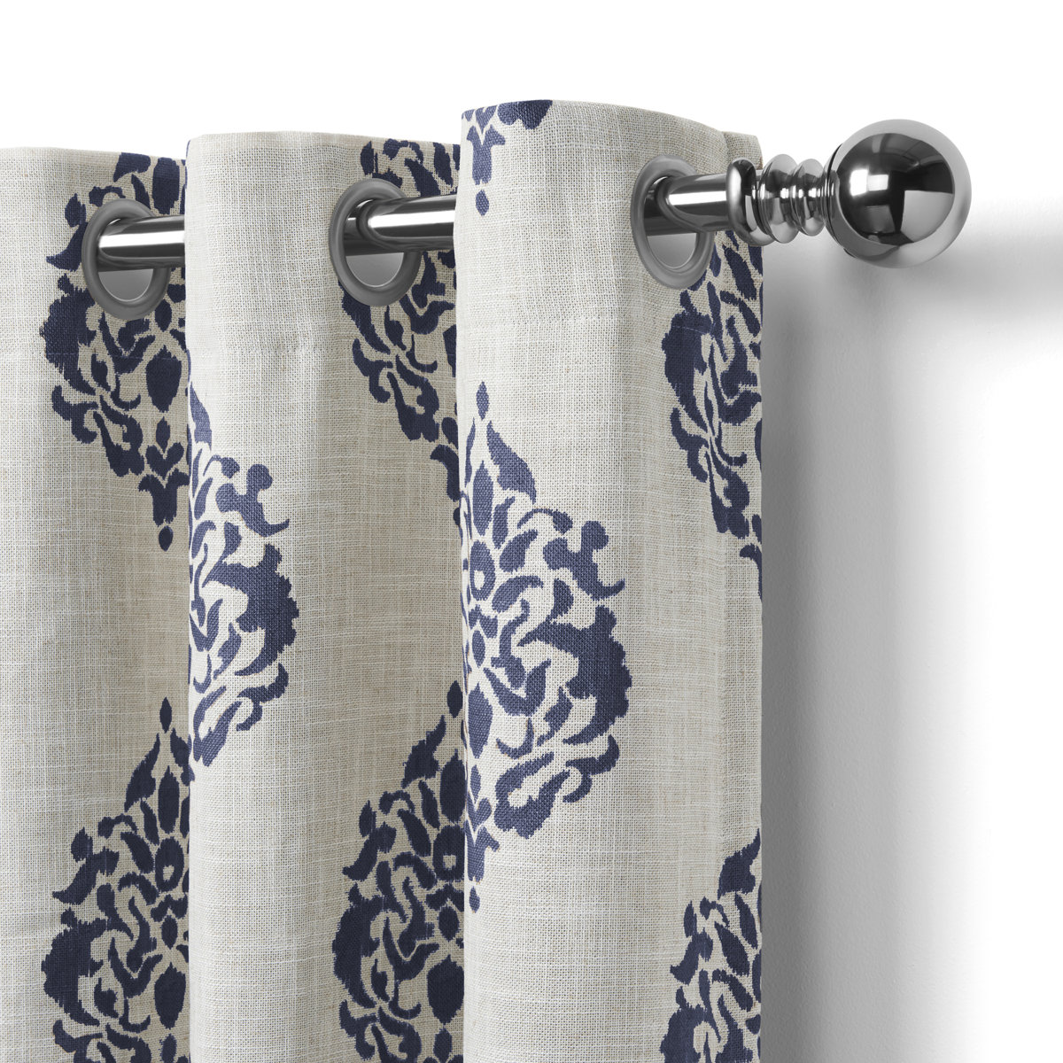 House of Hampton® Blanford Medallion Print Room Darkening Thermal ...