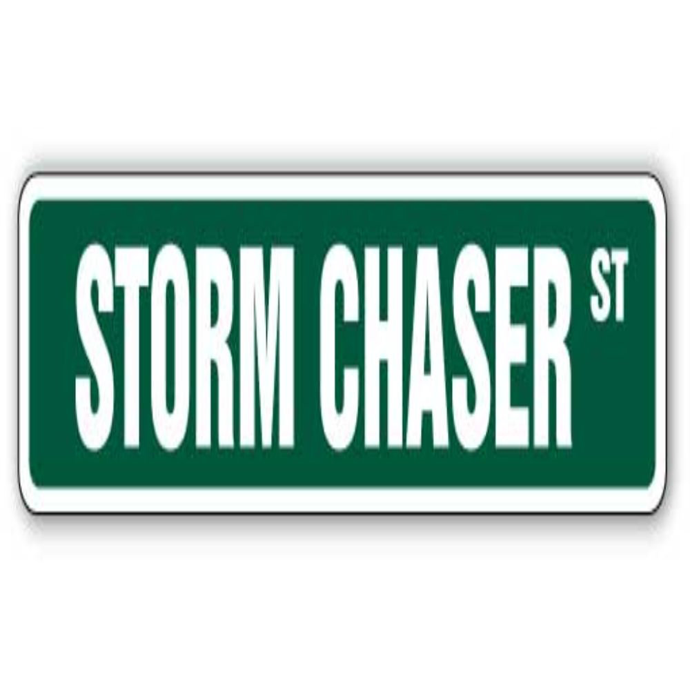 SignMission Storm Chaser Street Sign Tornado Alley Tornadoes Hurricane ...