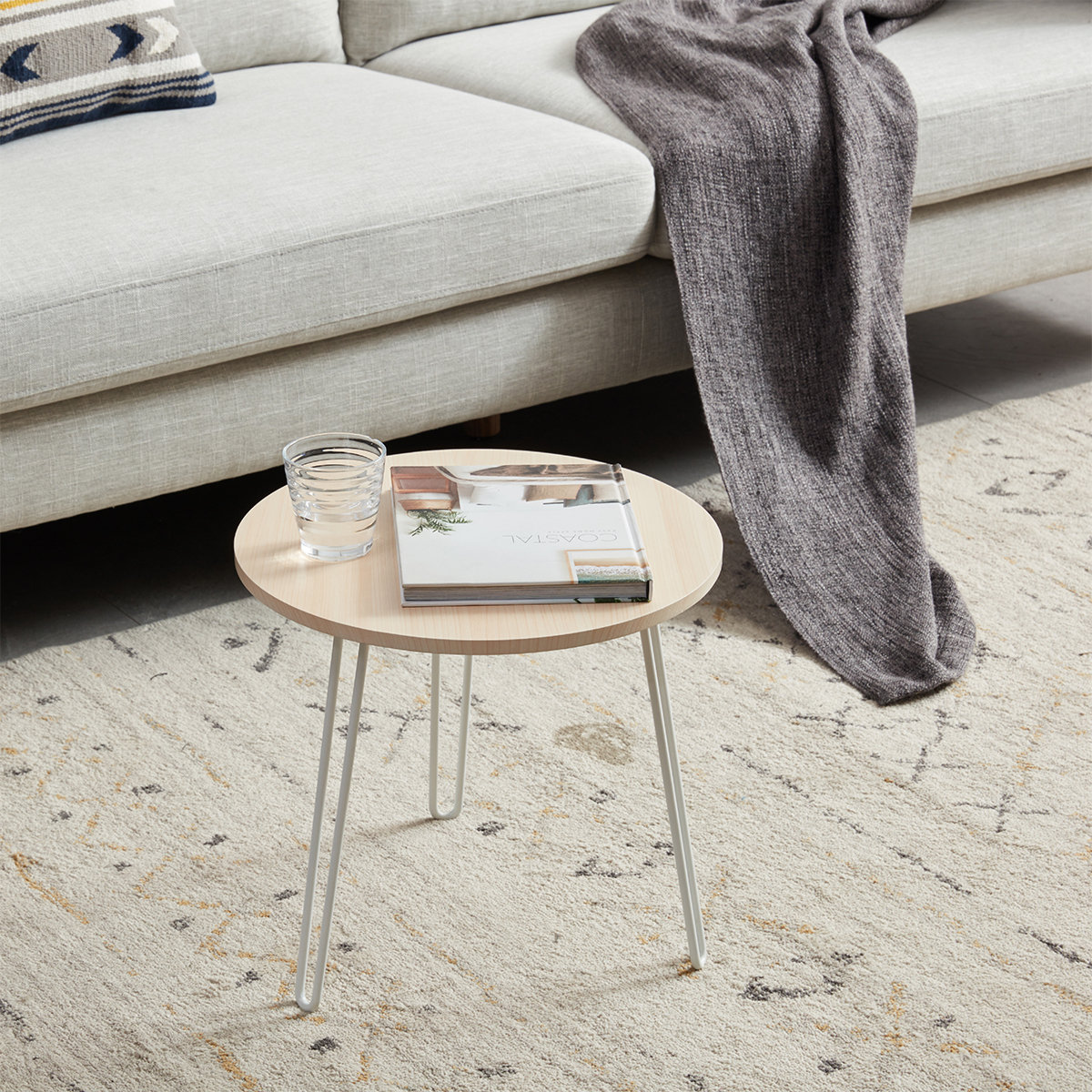 Sunon Metal Hairpin 3 Legs Coffee Table & Reviews | Wayfair