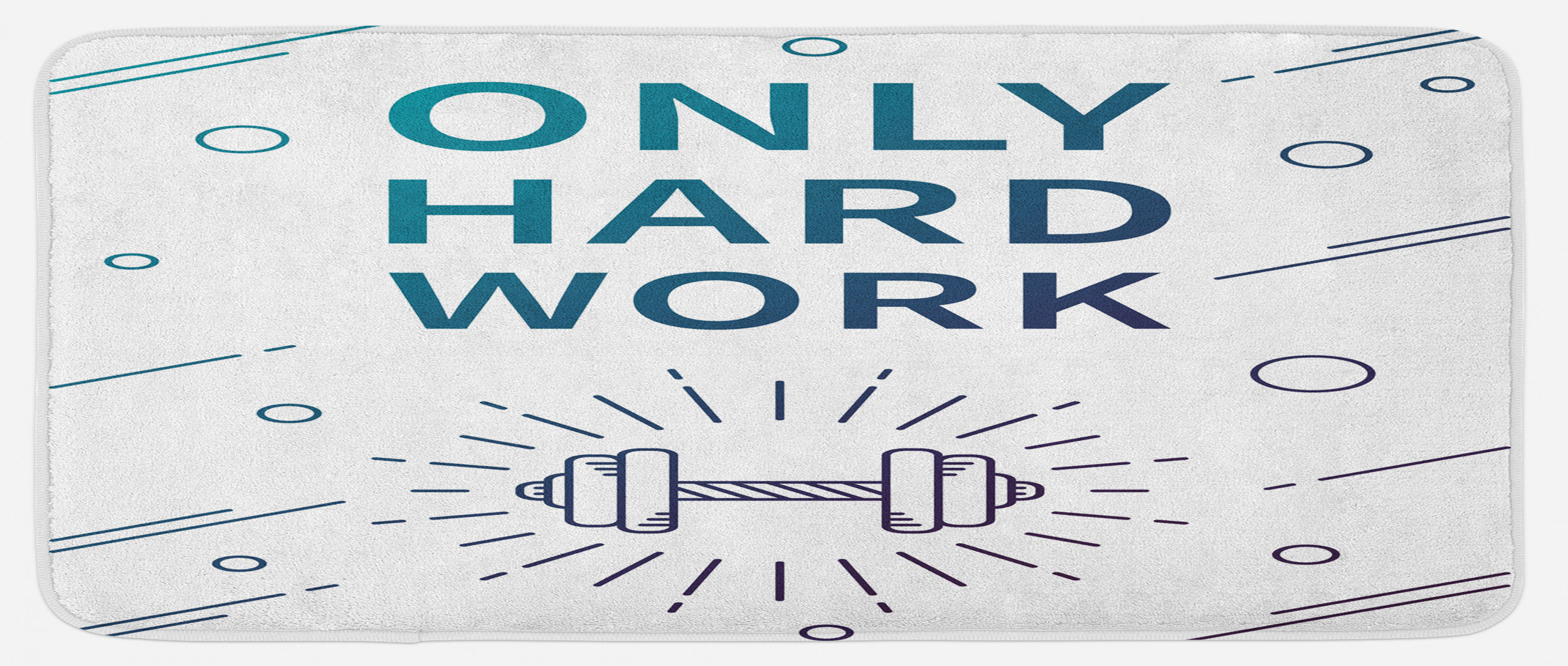 East Urban Home Only Hard Work Positive Sports Affirmation Phrase And ...