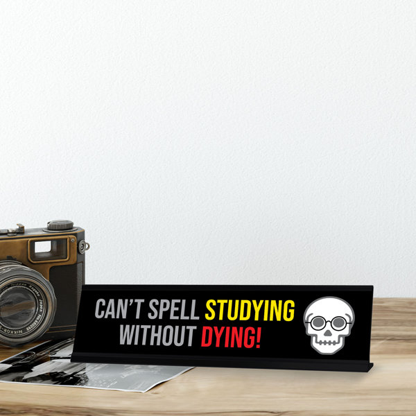 Signs ByLITA Desk Sign | Wayfair