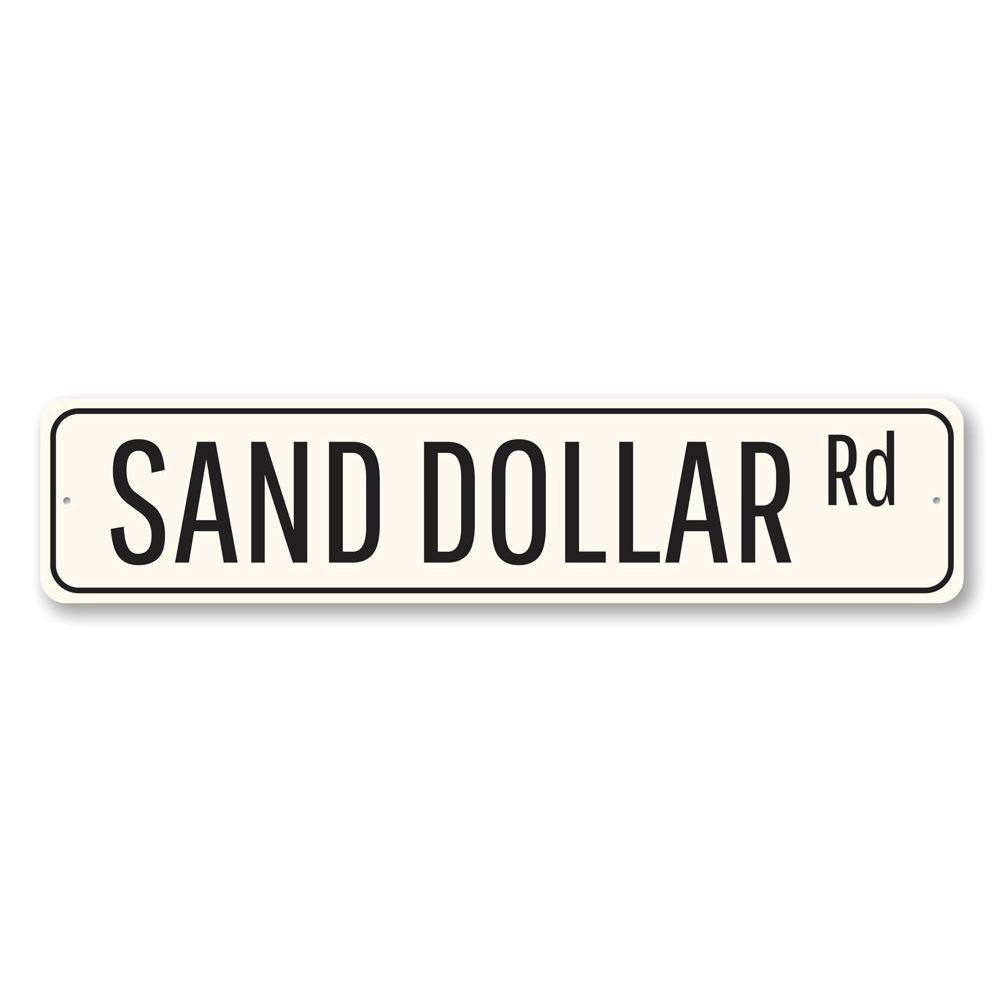 Lizton Sign Shop, Inc Sand Dollar Road Custom Aluminum Sign | Wayfair