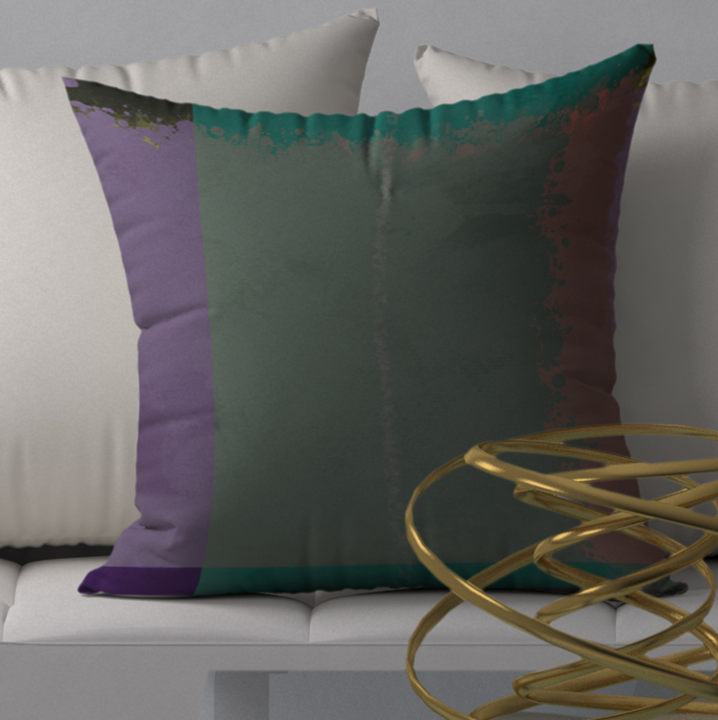 LeRoi Products Star Glamorous Square Pillow Cover & Insert | Wayfair