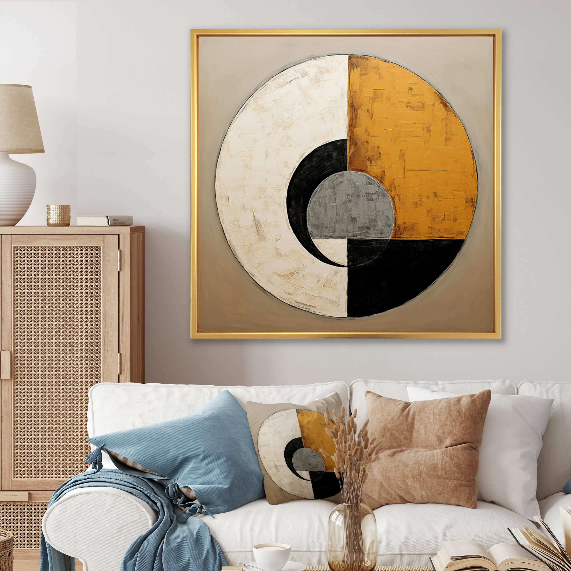 George Oliver New Balance Midcentury Abstract Minimalism On Canvas ...