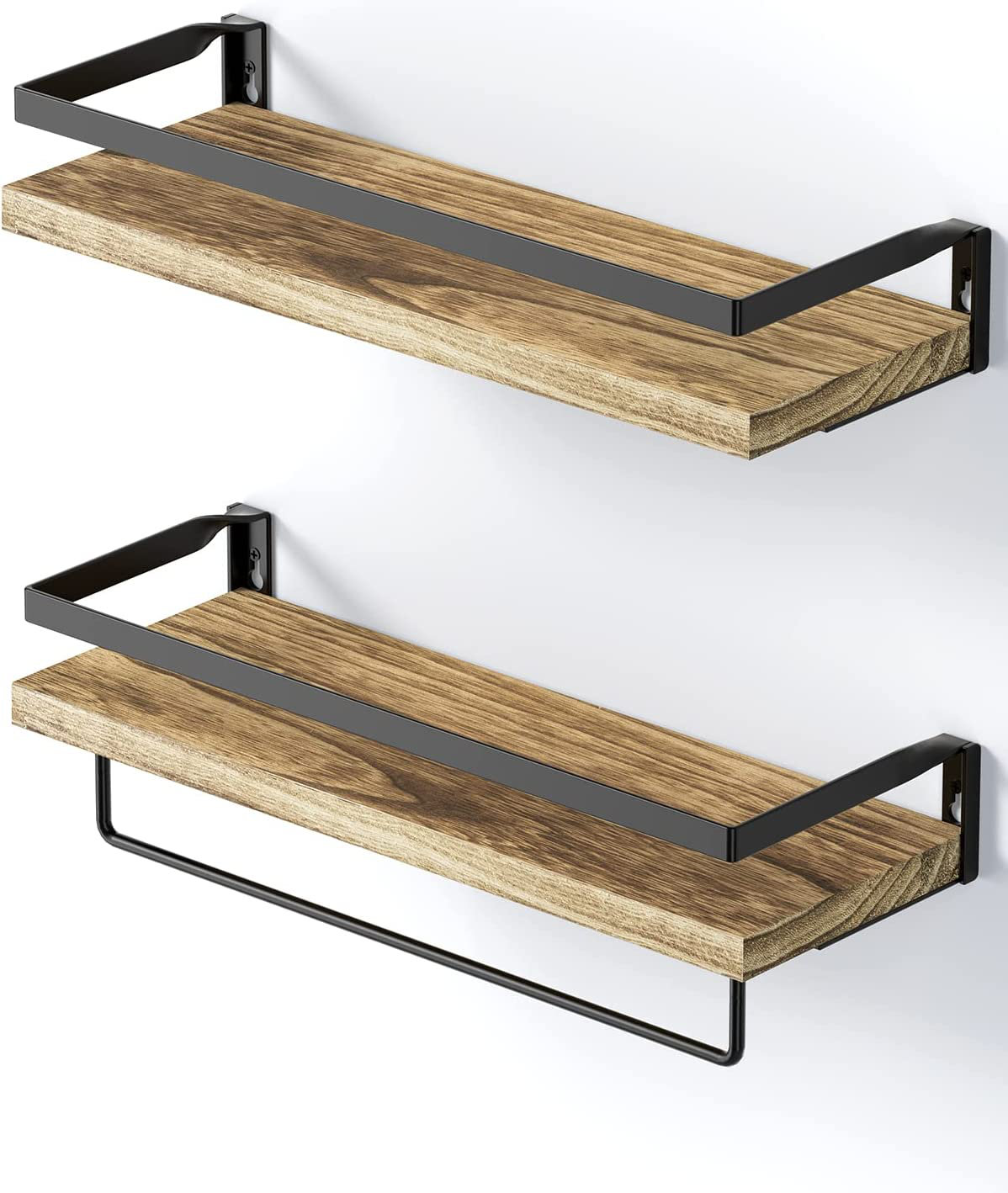Gracie Oaks Floating Shelves Wall Mounted, Wall Shelves For Bathroom ...