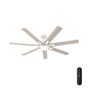 Hunter Fan Hunter 60 inch Ceiling Fan with LED Light Kit and Handheld ...
