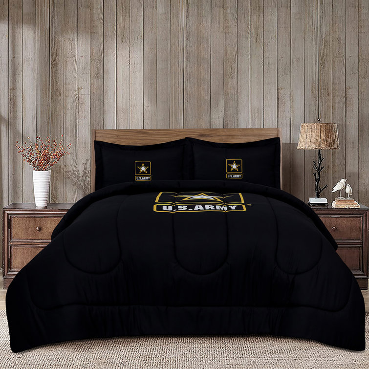 US Army Bedding US Army Yellow Logo 100% Microfiber Camouflage ...