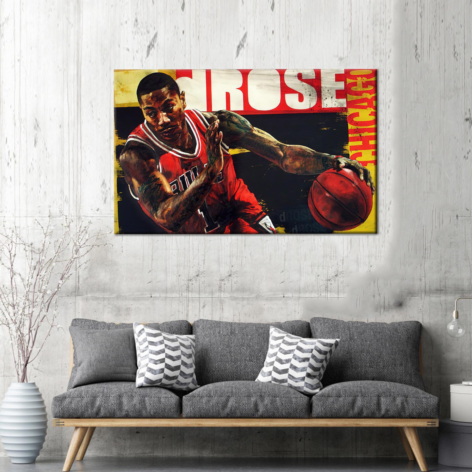 kayra export Derrick Rose Inspiring Gym Motivation Poster Featuring an ...