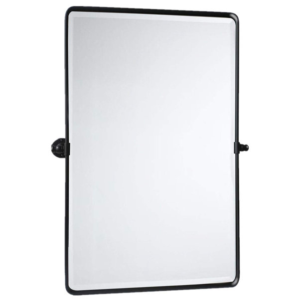 Red Barrel Studio® Woodvale Rectangle Metal Wall Mirror & Reviews | Wayfair