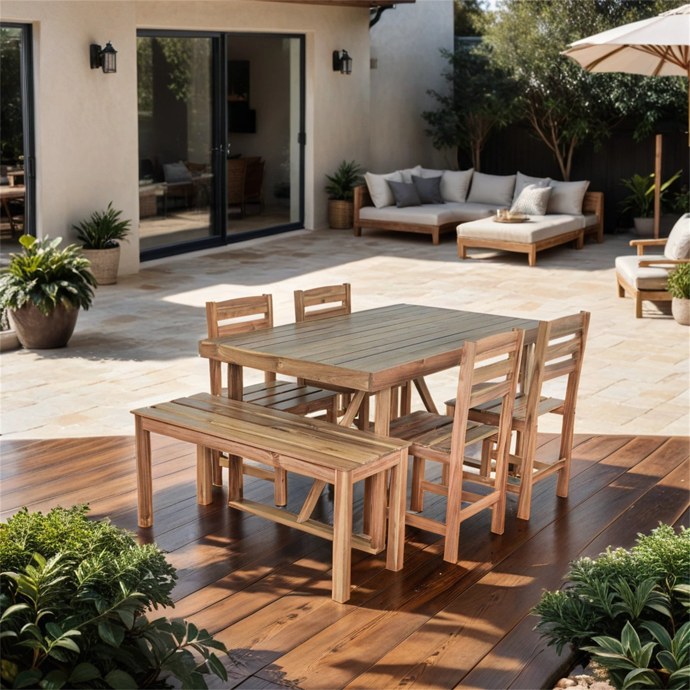 Millwood Pines Deeshawn 6 - Piece Sled Dining Set | Wayfair