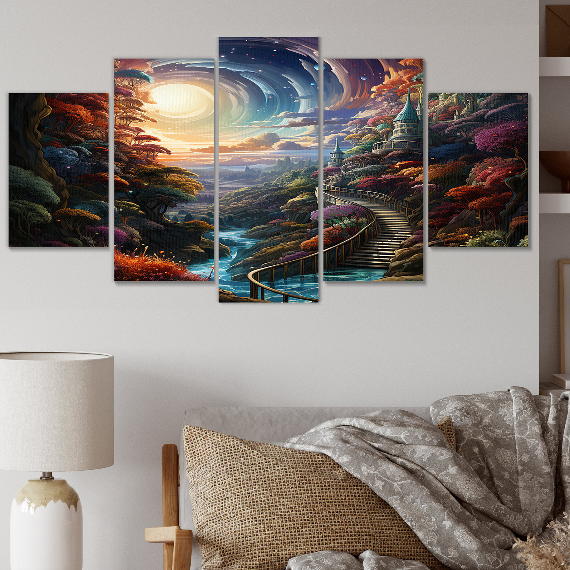 Millwood Pines Magic Walking Towards The Great Mystery III - Abstract ...